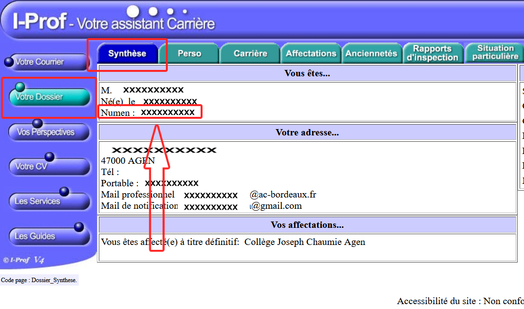 J'ai perdu mon NUMEN. Comment le retrouver ? - Le Site du SNEP-FSU